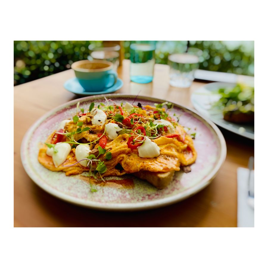 Crab Scrambled Egg On sourdough, Double Barrel Kitchen & Bar, Benowa ...
