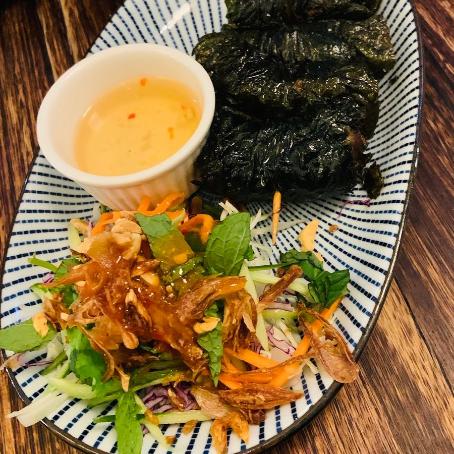 Beef in Betel Leaf , Blue Ginger Viet Kitchen & Bar, Carnegie, Victoria ...